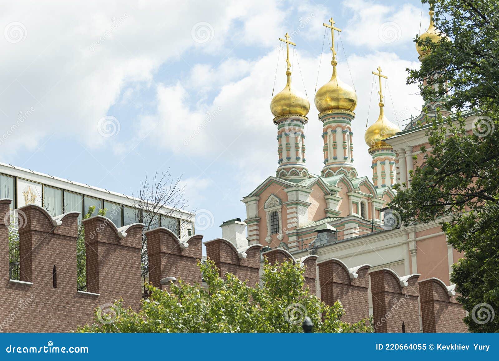 Complex of Buildings of the Moscow Kremlin Stock Image - Image of ...