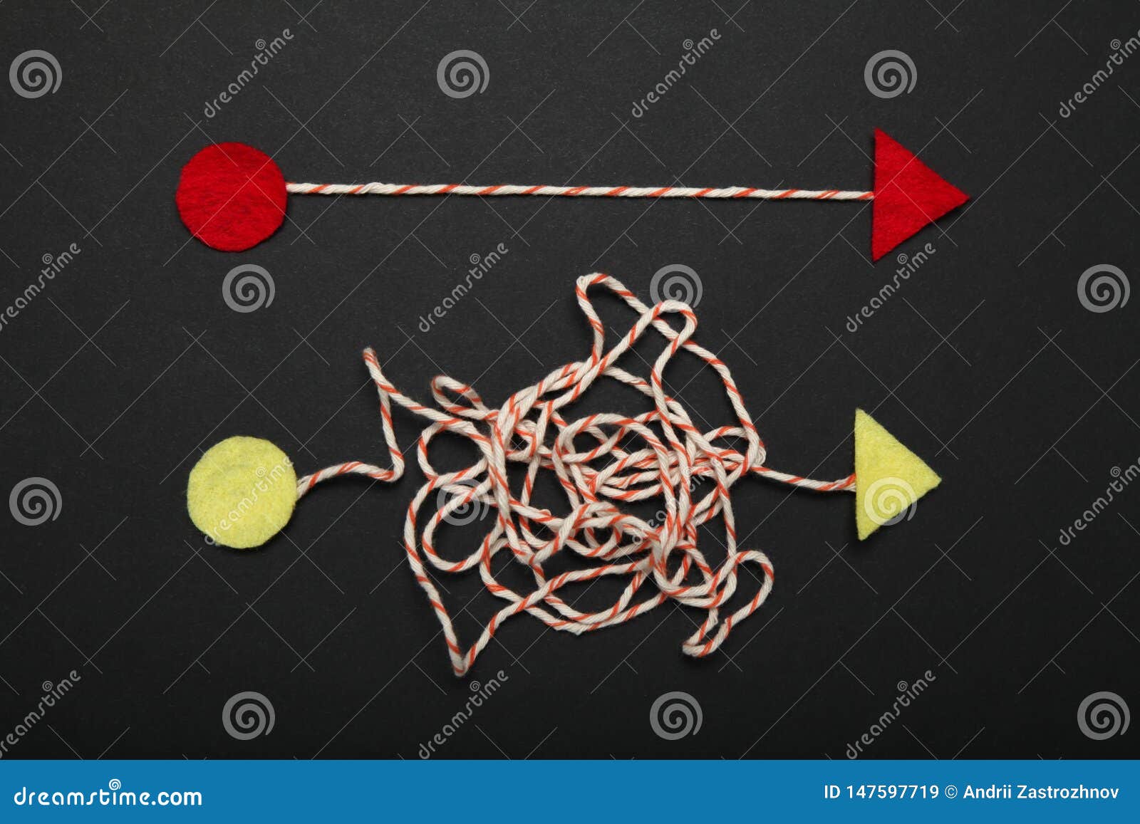 Complex Business Problem, Trouble Making. Easy and Soft Way Stock Image ...