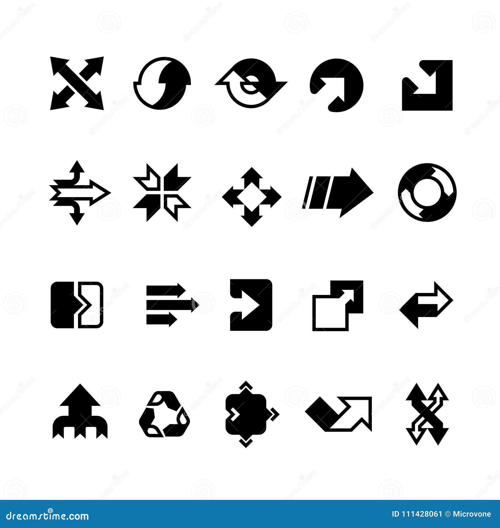 Complex Business Transition, Transform Arrows and Paths Vector Icons ...