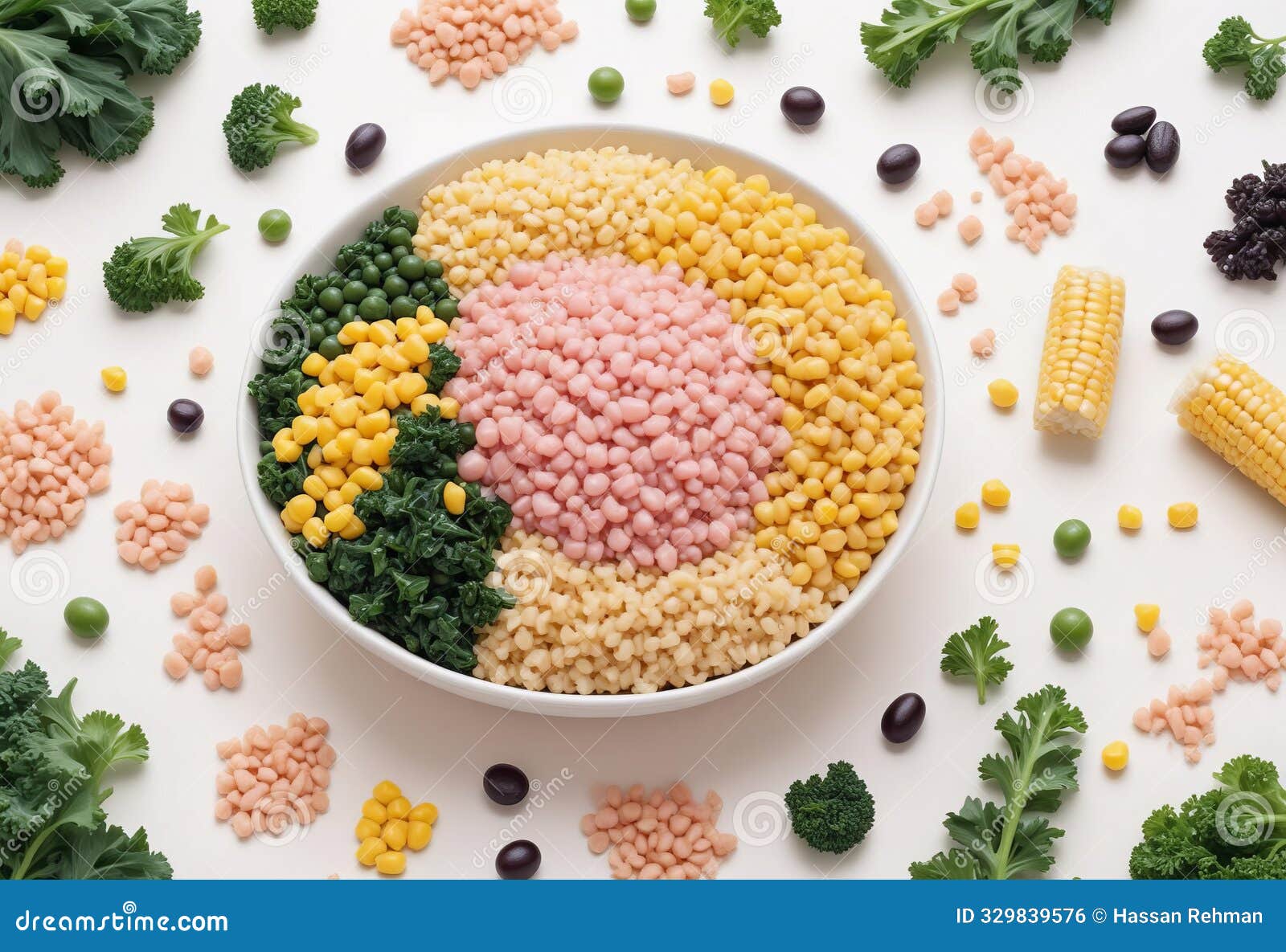 Complex Carbohydrates Food Sources Stock Illustration - Illustration of ...