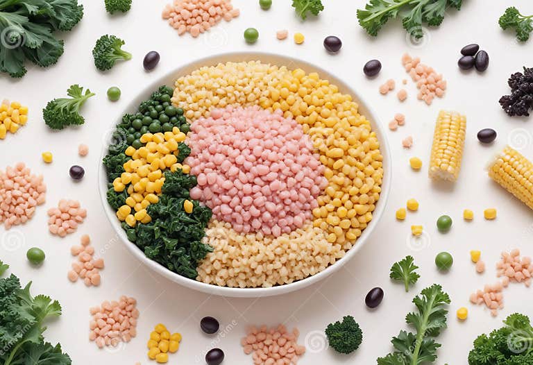 Complex Carbohydrates Food Sources Stock Illustration - Illustration of ...