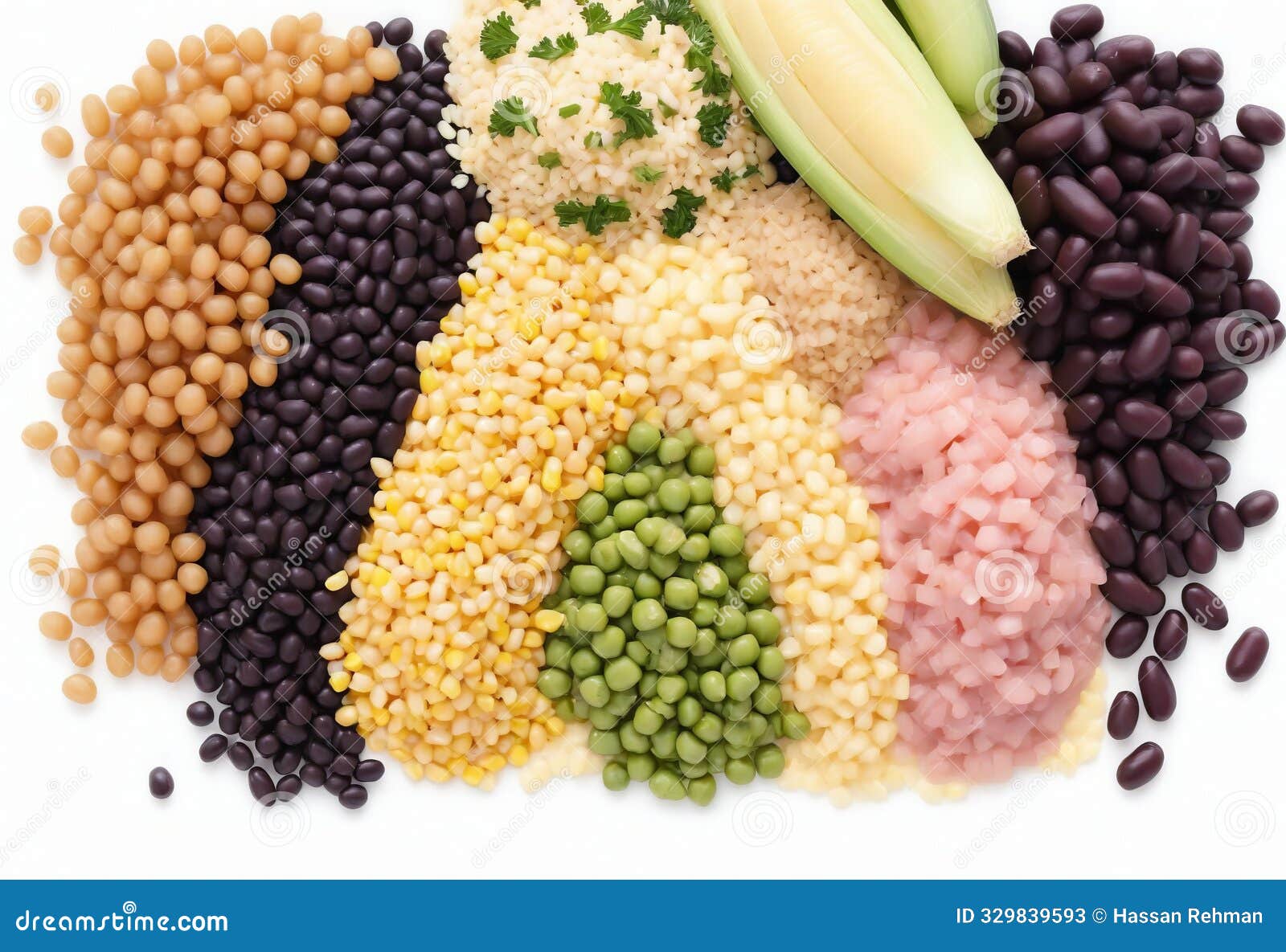 Complex Carbohydrates Food Sources Stock Illustration - Illustration of ...