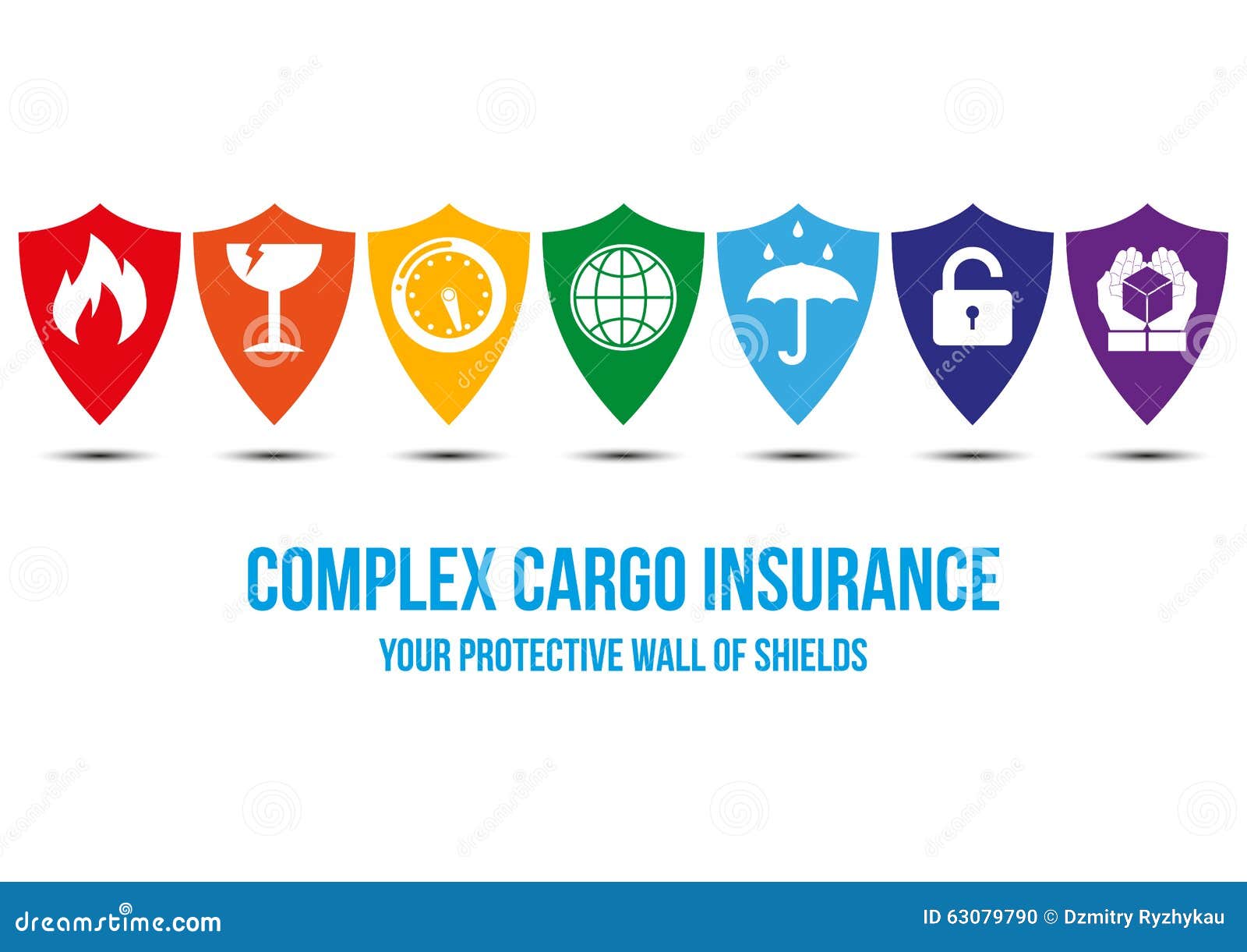 Cargo Insurance Icon. Trendy Cargo Insurance Logo Concept On White ...