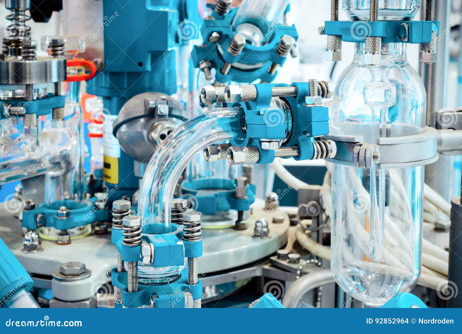 Complex Chemical Industrial Equipment. Stock Photo - Image of lugworm ...