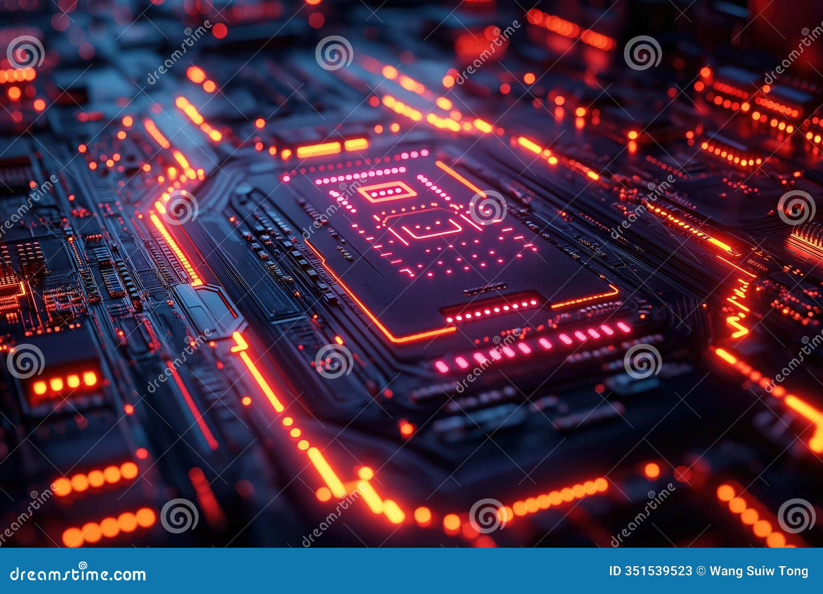 Innovative Circuit Board Design Showcasing Advanced Technology and ...