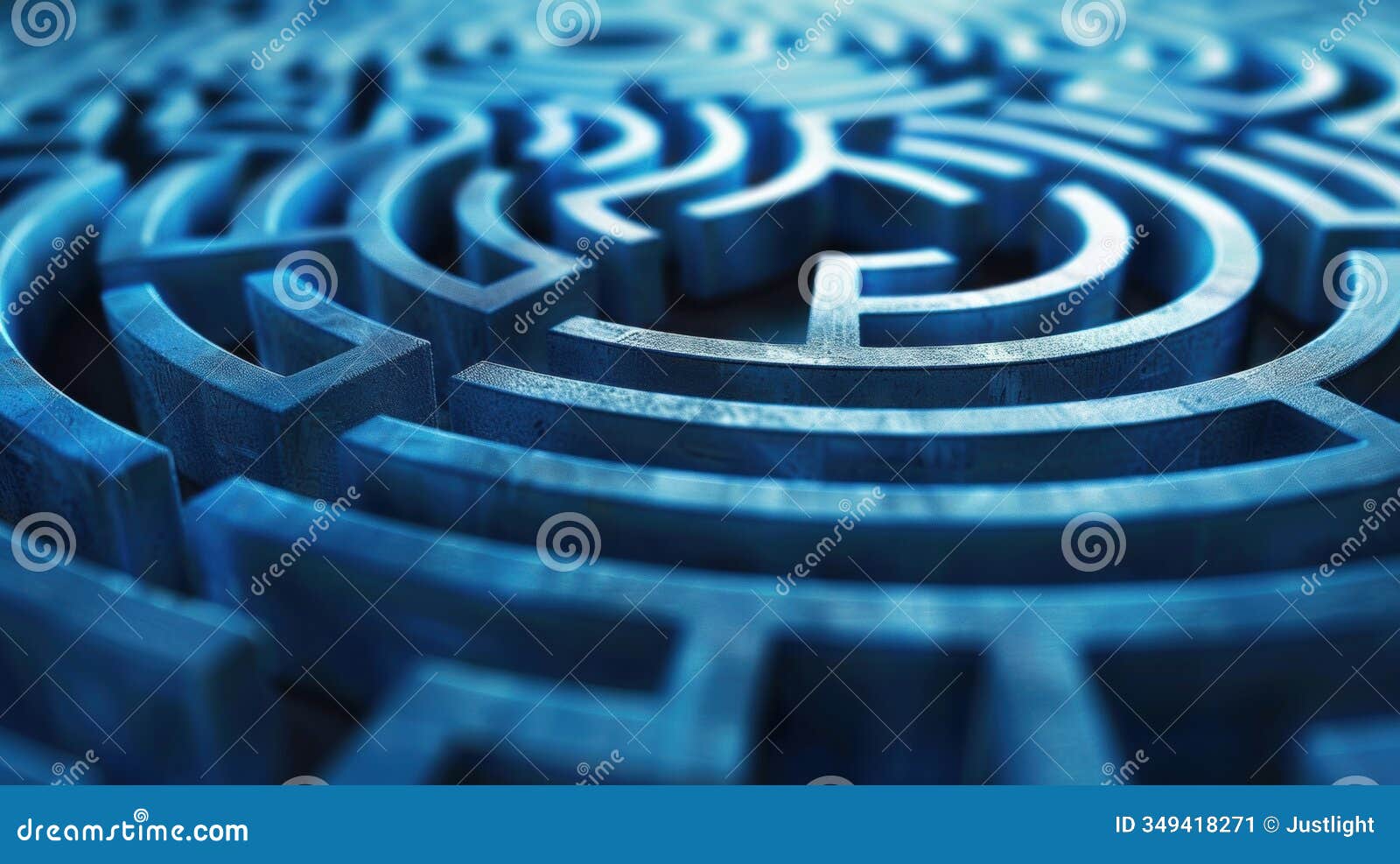 A Maze Of Data And Charts Is Shown With A Looming Clock In The ...