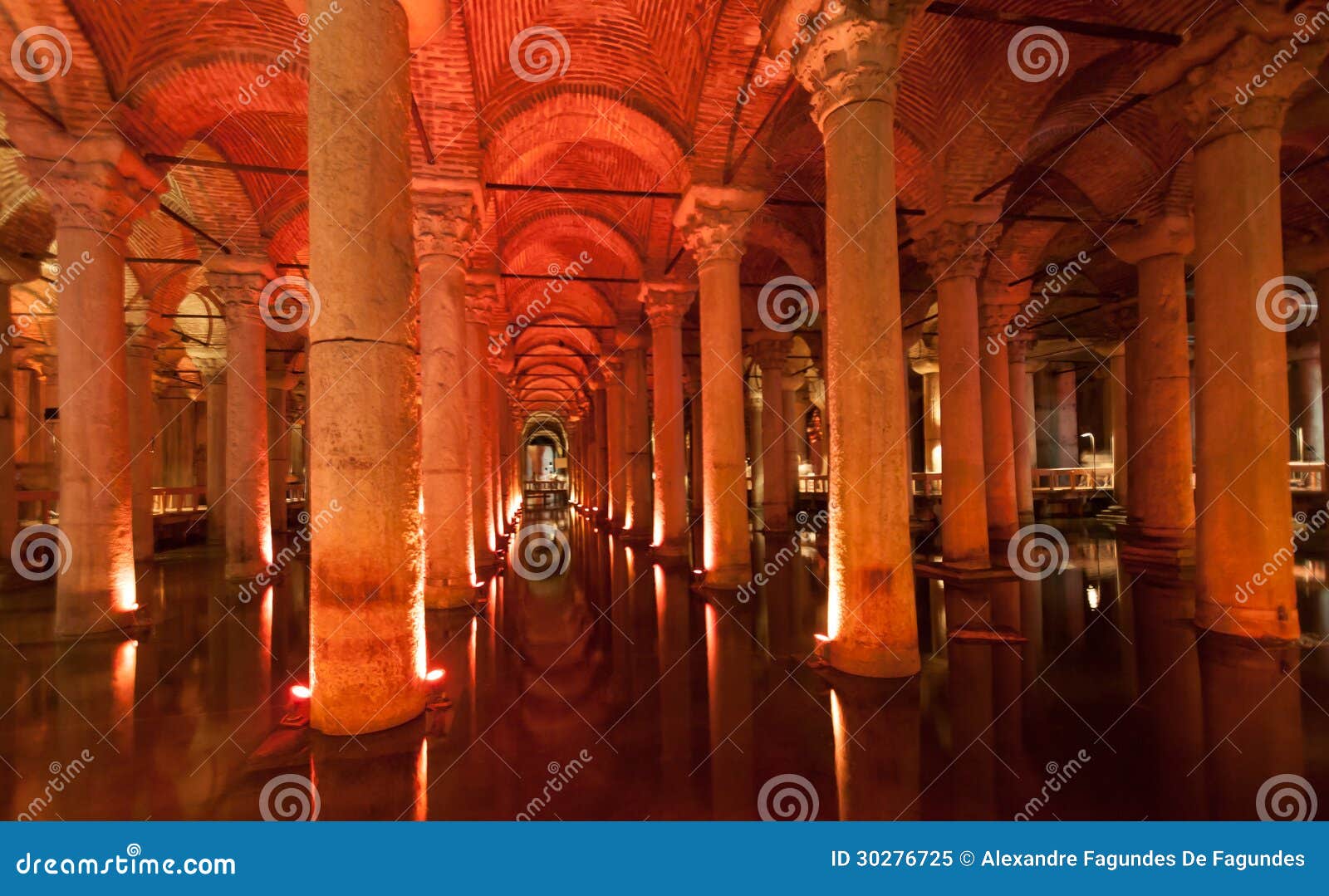 Basilica Cistern Istanbul Turkey Stock Image - Image of ruins, complex ...