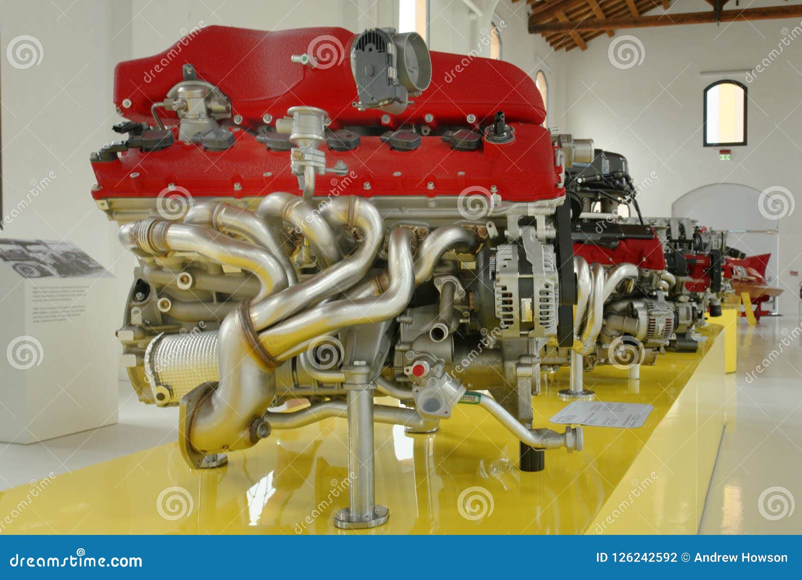 Modena, Italy: Powerful Ferrari V12 Engines Editorial Photography ...