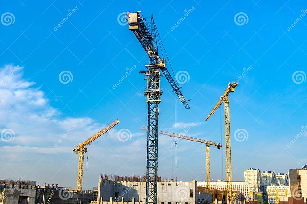 Complex Construction of Monolithic Frame Structures Using Tower Cranes ...