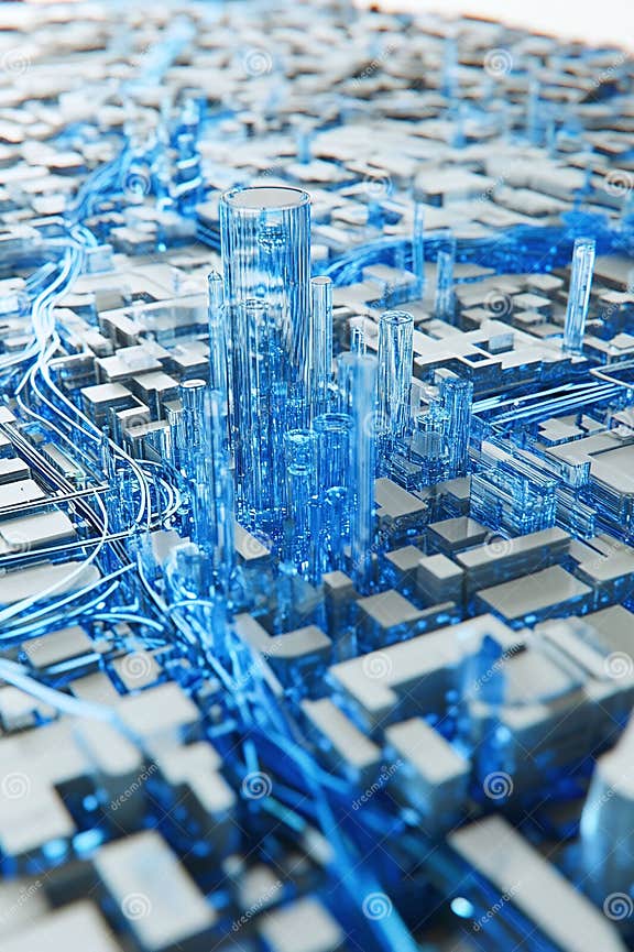 A Complex 3D GIS Network Map Visualizing Urban Planning and Spatial ...