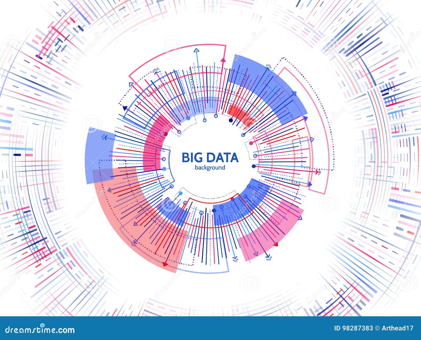Complex Data Visualization With Wave Geometric For Website Template Or ... Complex Data Visualization With Wave Geometric For Website Template Or ...