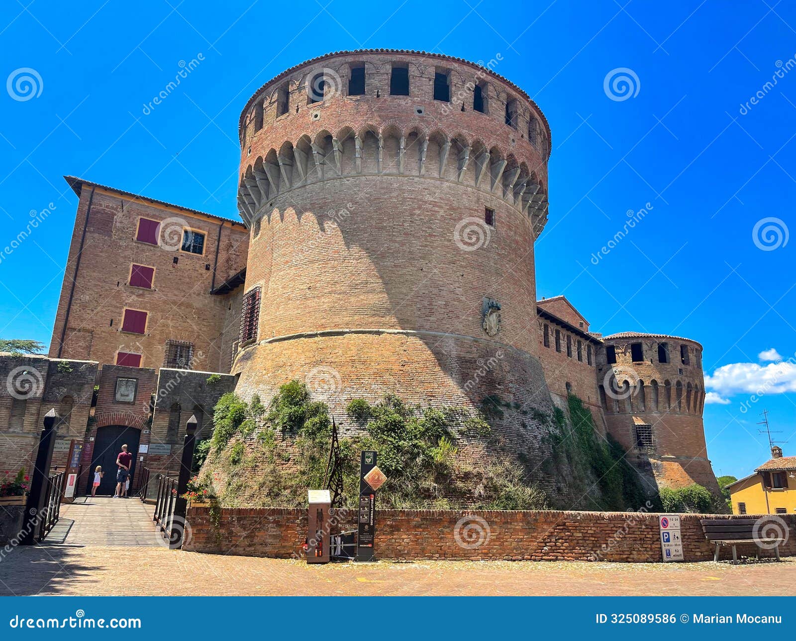 Medieval Castle Rocca in Dozza, Italy Stock Photo - Image of rocca ...