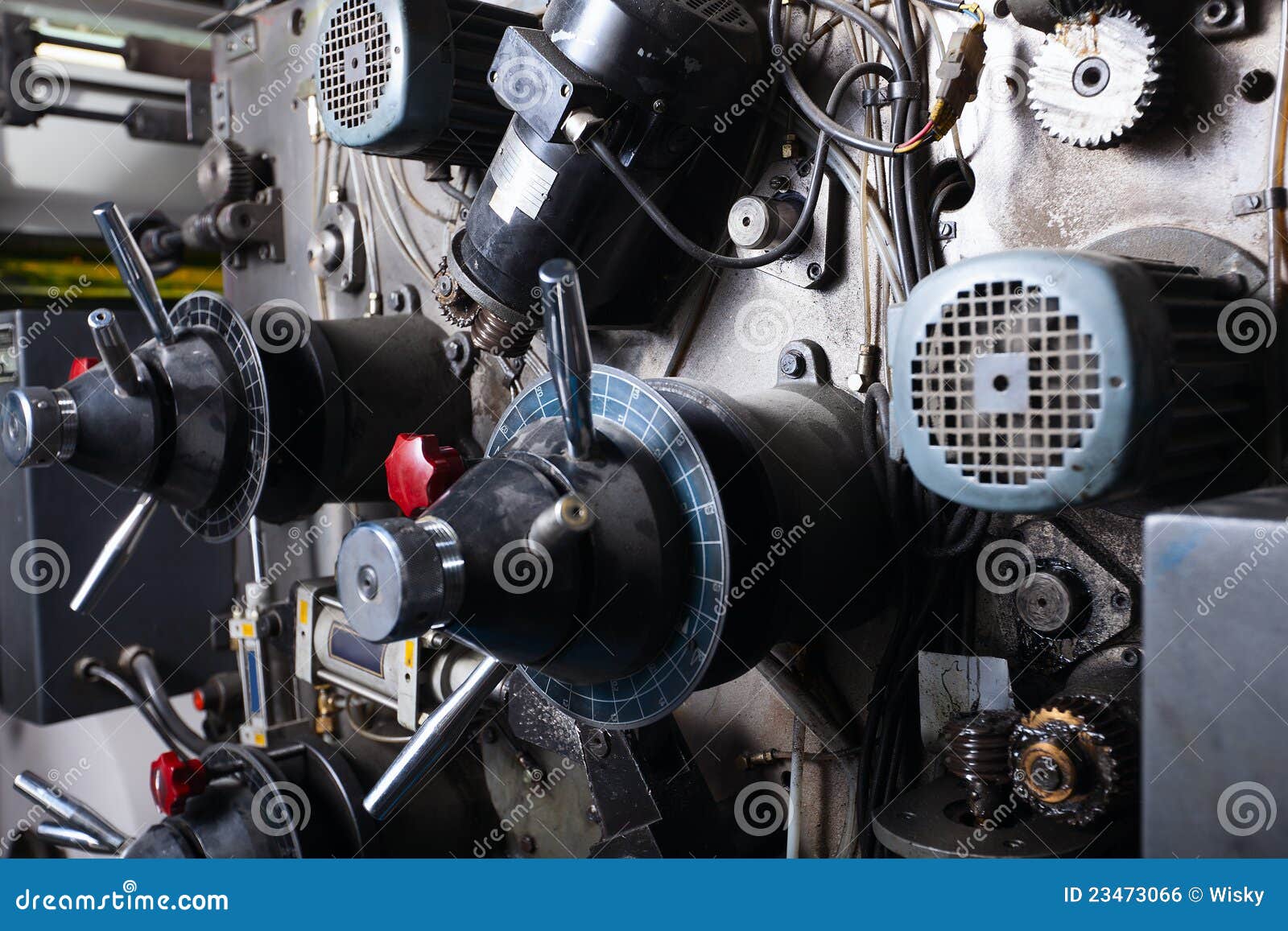 Complex Detail of Typography Machine Stock Photo - Image of machine ...