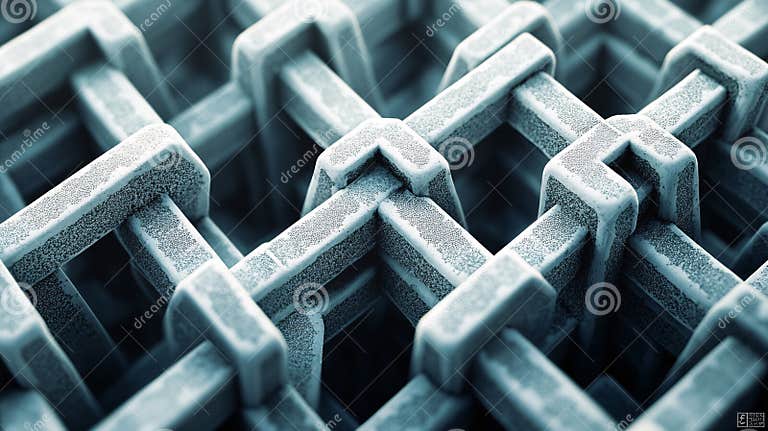 Complex and Detailed, the Geometric 3D Shapes with Interlocking ...