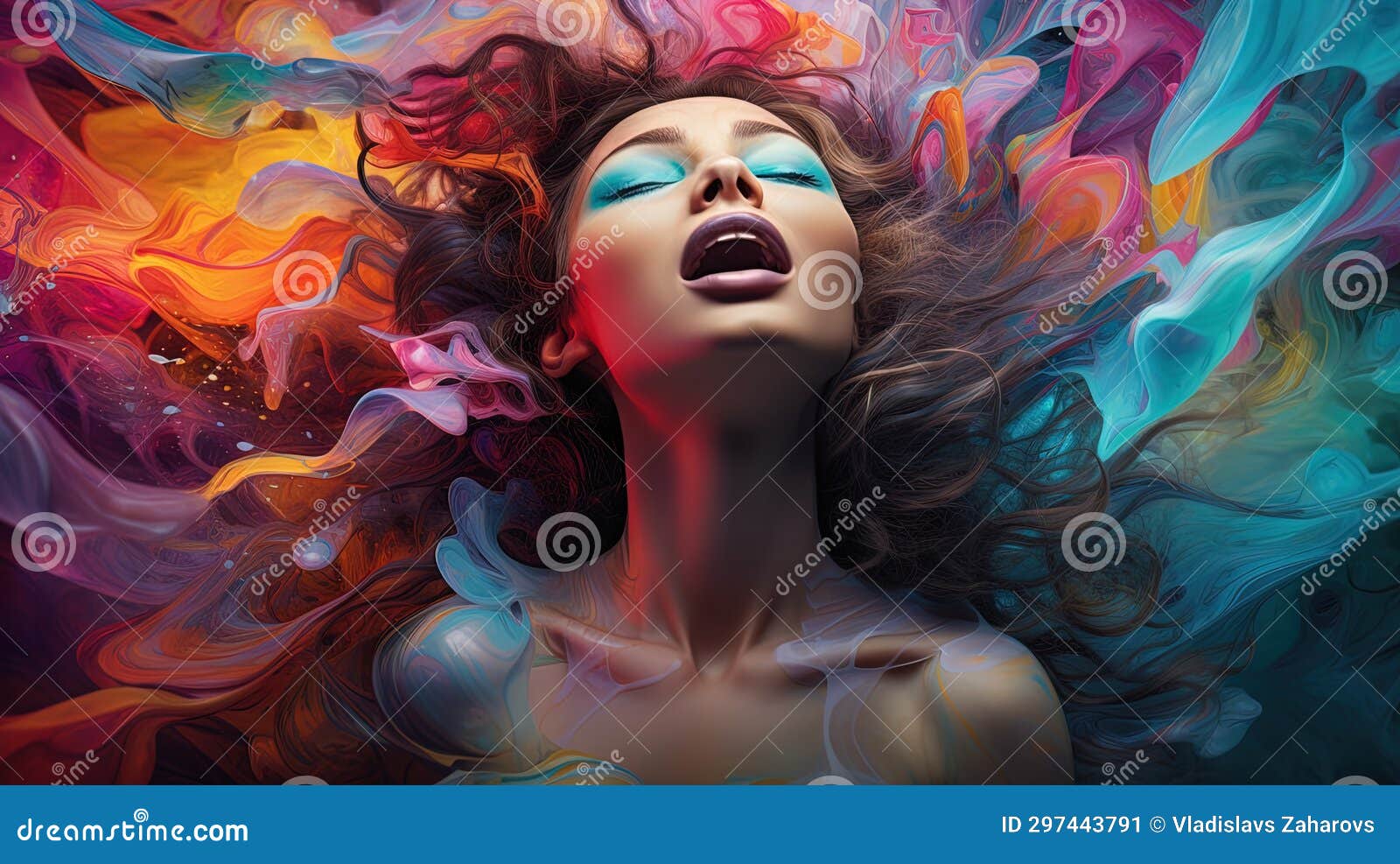 Complex Emotion Conveyed in Abstract Illustration, Utilizing Forms and ...