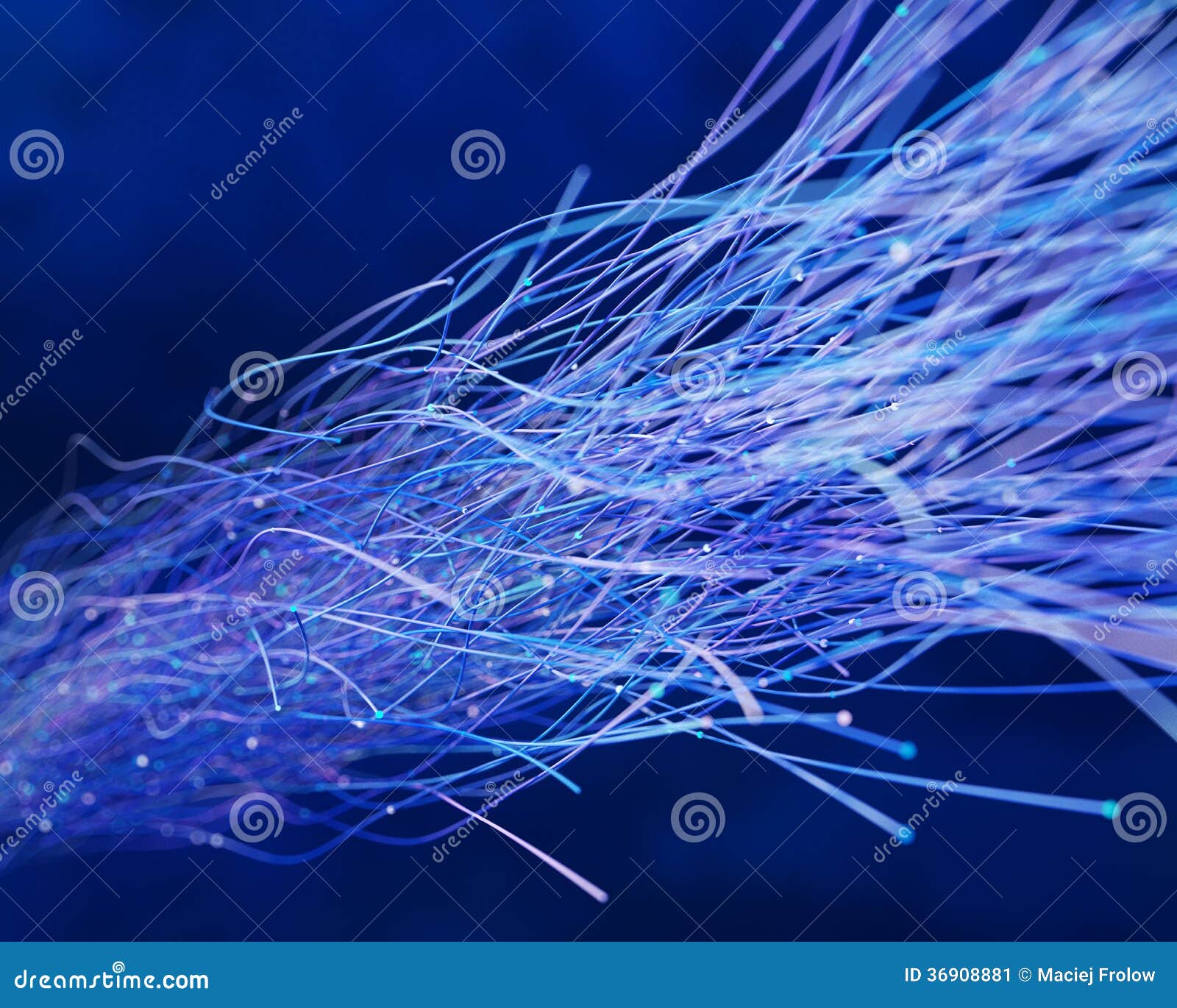 Complex fiberoptics cables stock image. Image of light - 36908881