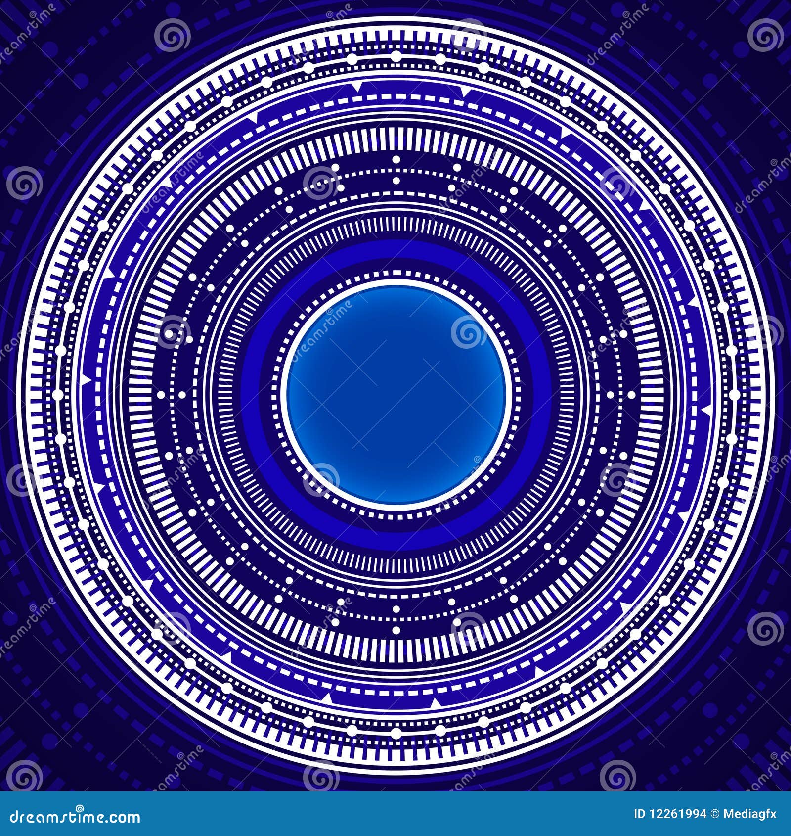 Complex Futuristic Elements Stock Illustration - Illustration of design ...