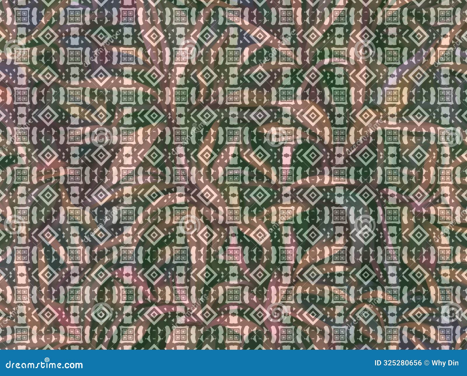 A Complex Geometric Pattern Stock Photo - Image of earthy, flooring ...