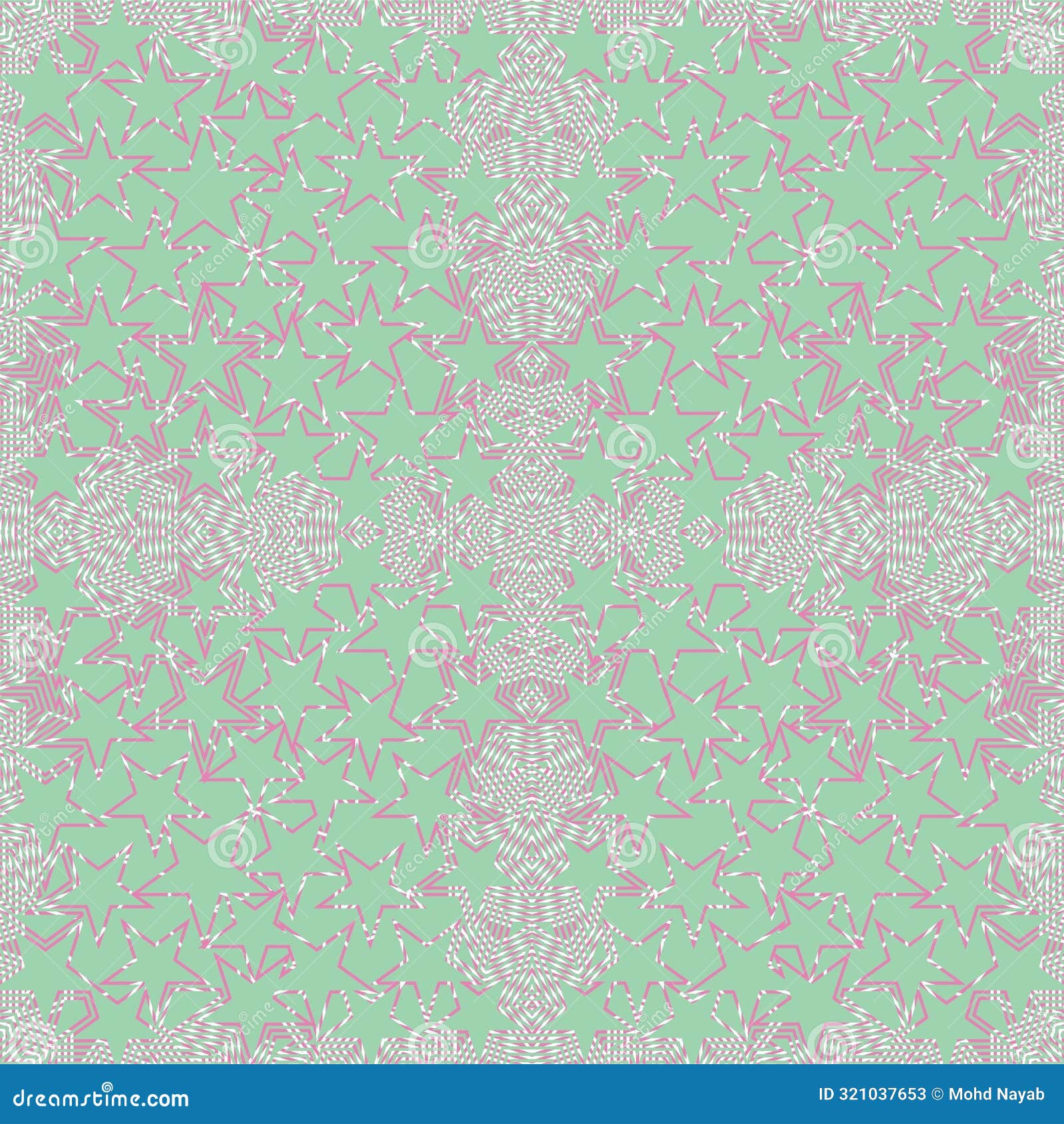 Complex Geometric Pattern of Lines, Star and Trigonometric Shapes ...