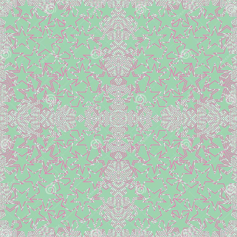 Complex Geometric Pattern of Lines, Star and Trigonometric Shapes ...