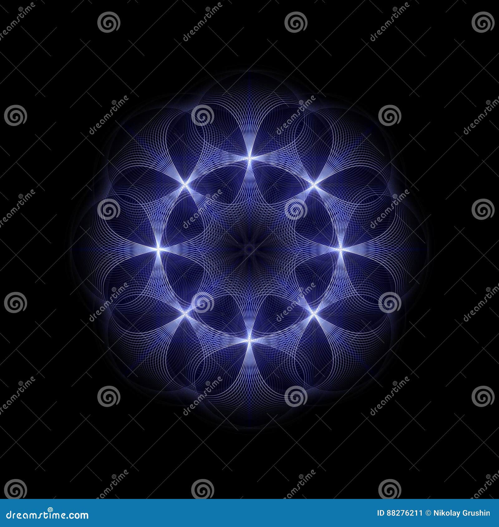 Complex geometric pattern stock illustration. Illustration of graphic ...