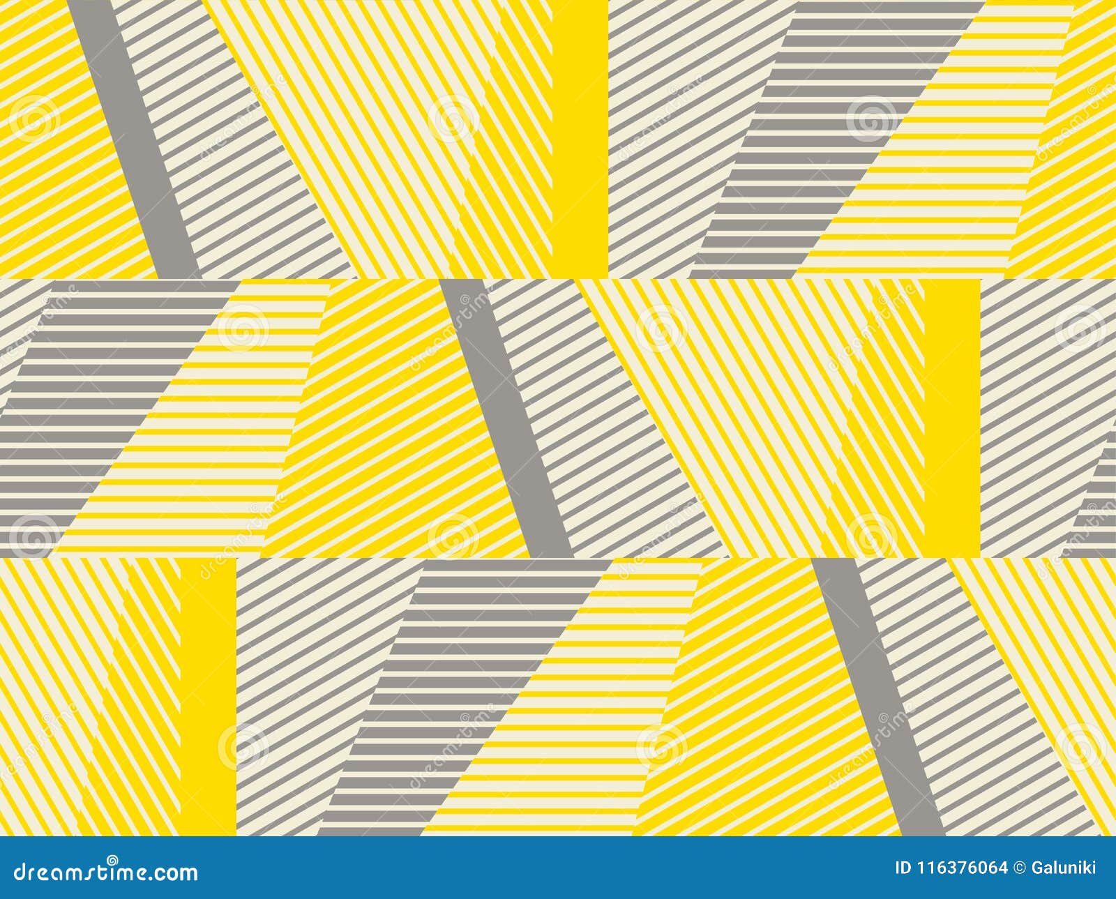 Complex Geometric Stripes Seamless Pattern. Stock Vector - Illustration ...