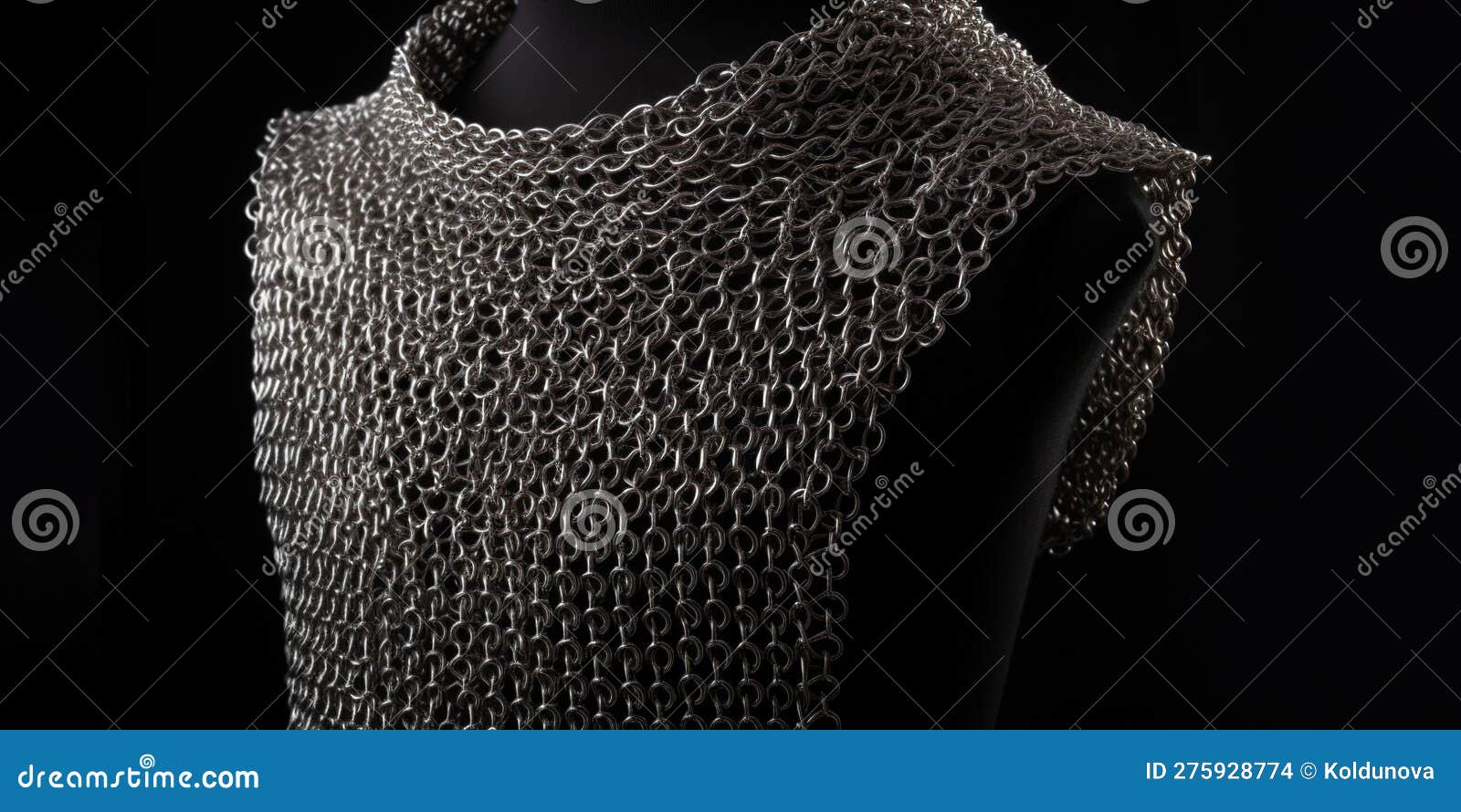 A Complex, Handmade Chainmail Armor Piece, Illustrating the Niche Hobby ... A Complex, Handmade Chainmail Armor Piece, Illustrating the Niche Hobby ...