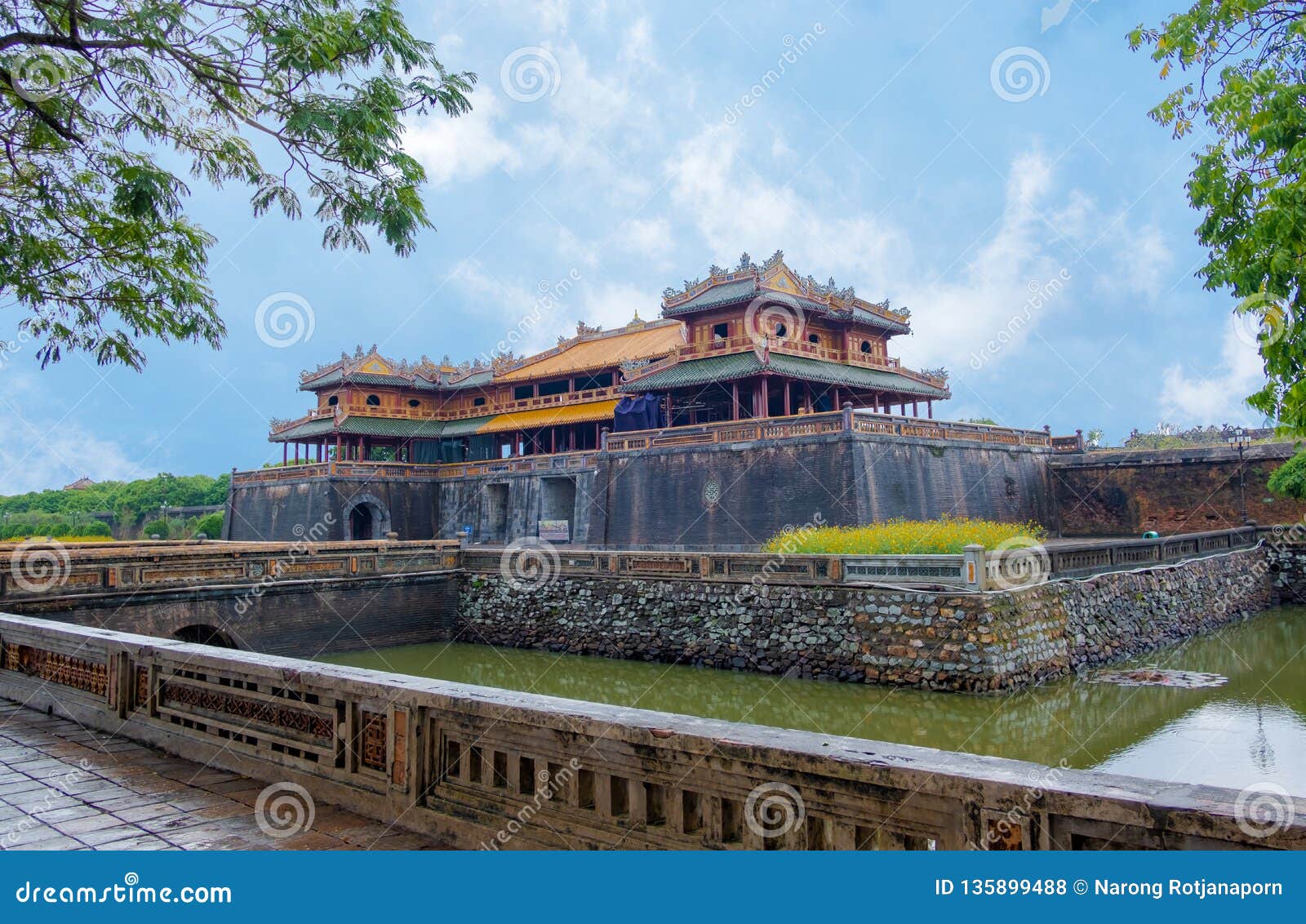 Complex of Hue Monuments in Hue, Vietnam. Editorial Stock Photo - Image ...