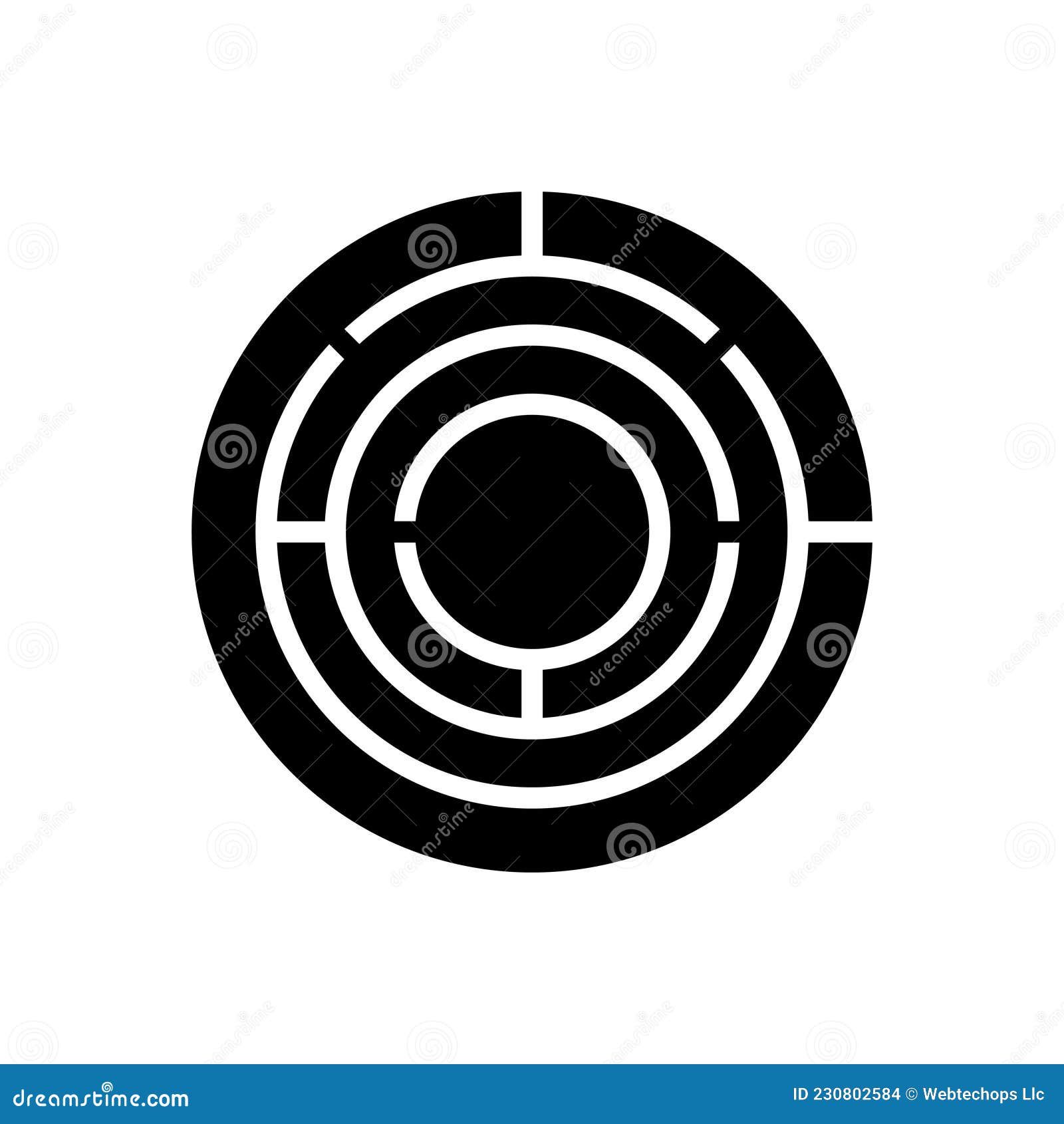 Black Solid Icon for Complex, Complicated and Sophisticated Stock ...