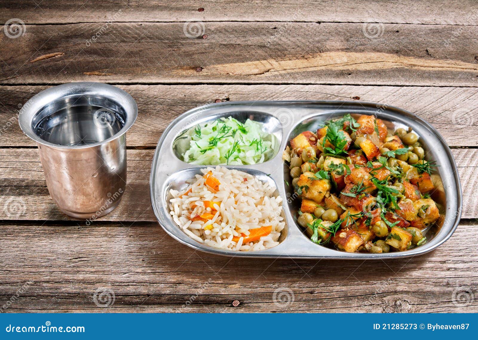 Complex Indian Lunch Mutter Paneer Stock Image - Image of cuisine ...