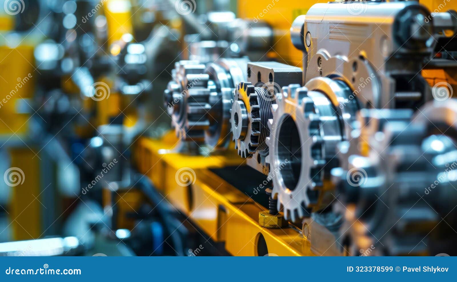 Complex Industrial Mechanism, Abstract Background Stock Image - Image ...