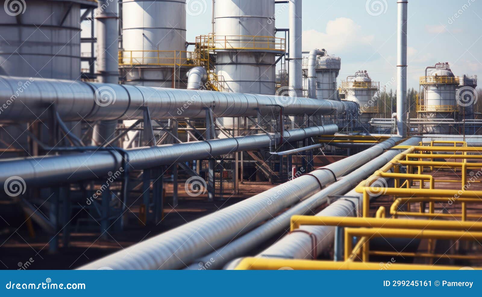 The Complex Interplay of Liquid Gas Containers and Refinery Pipelines ...