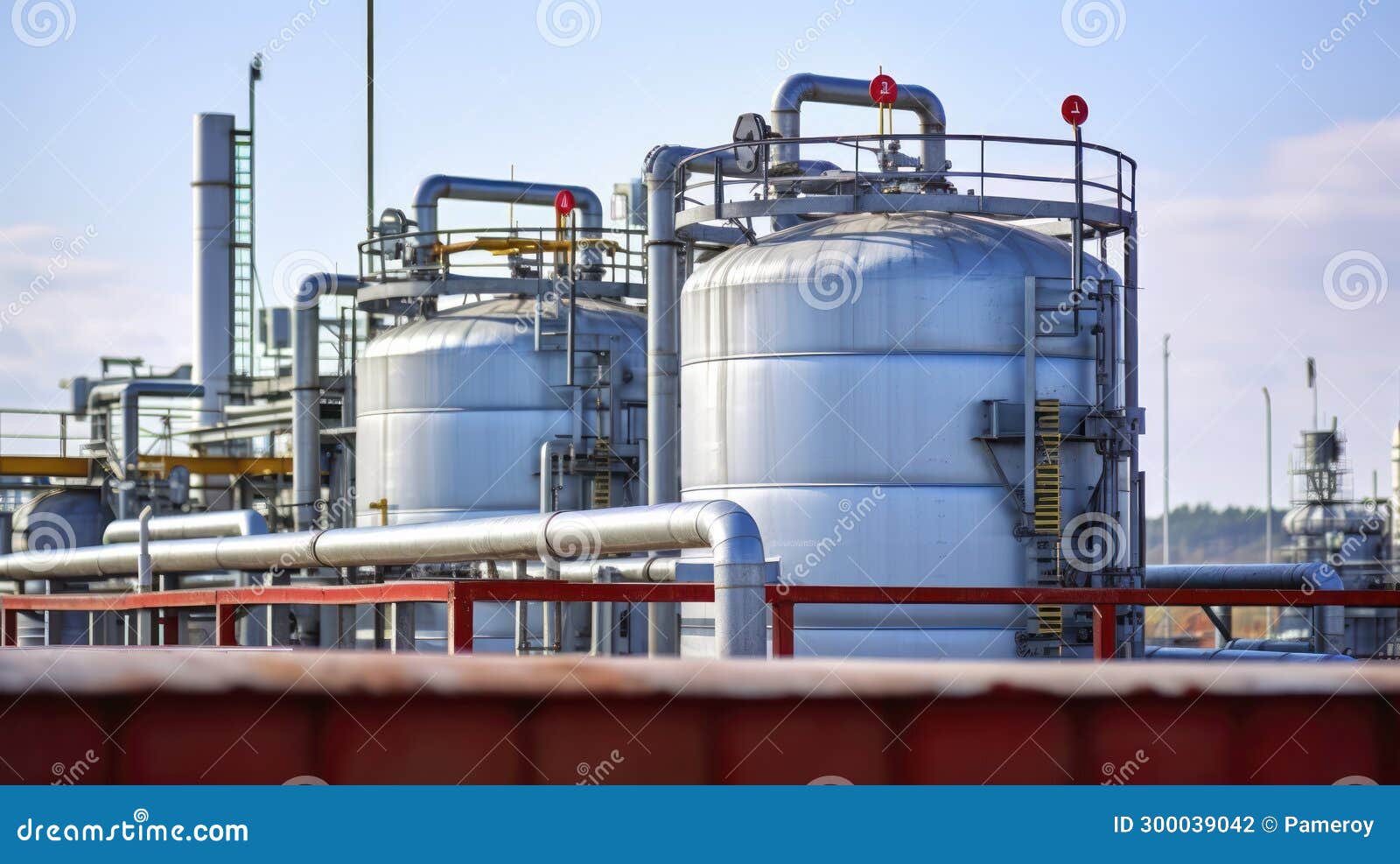 The Complex Interplay of Liquid Gas Containers and Refinery Pipelines ...