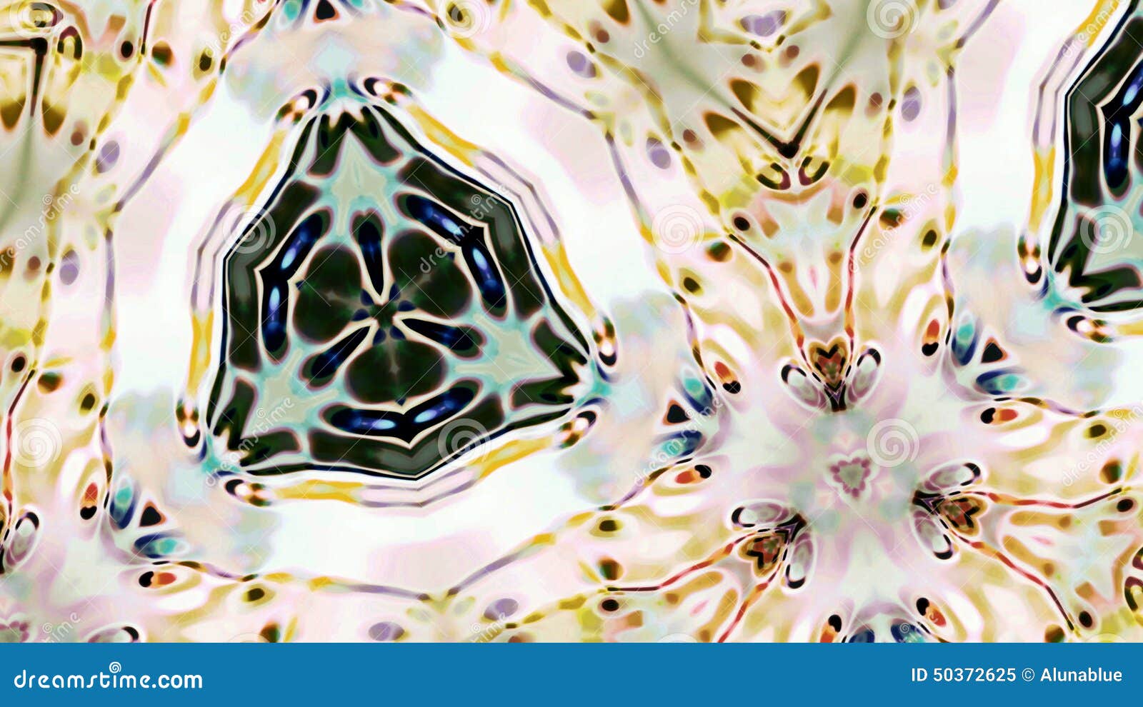 Complex Kaleidoscopic Pattern Stock Illustration - Illustration of ...