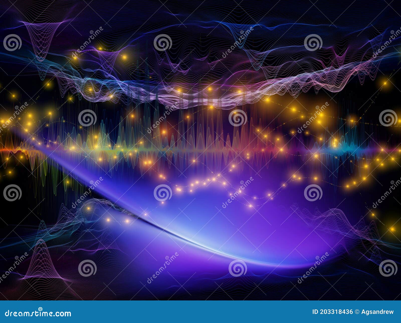 Complex Light Wave stock illustration. Illustration of hardware - 203318436