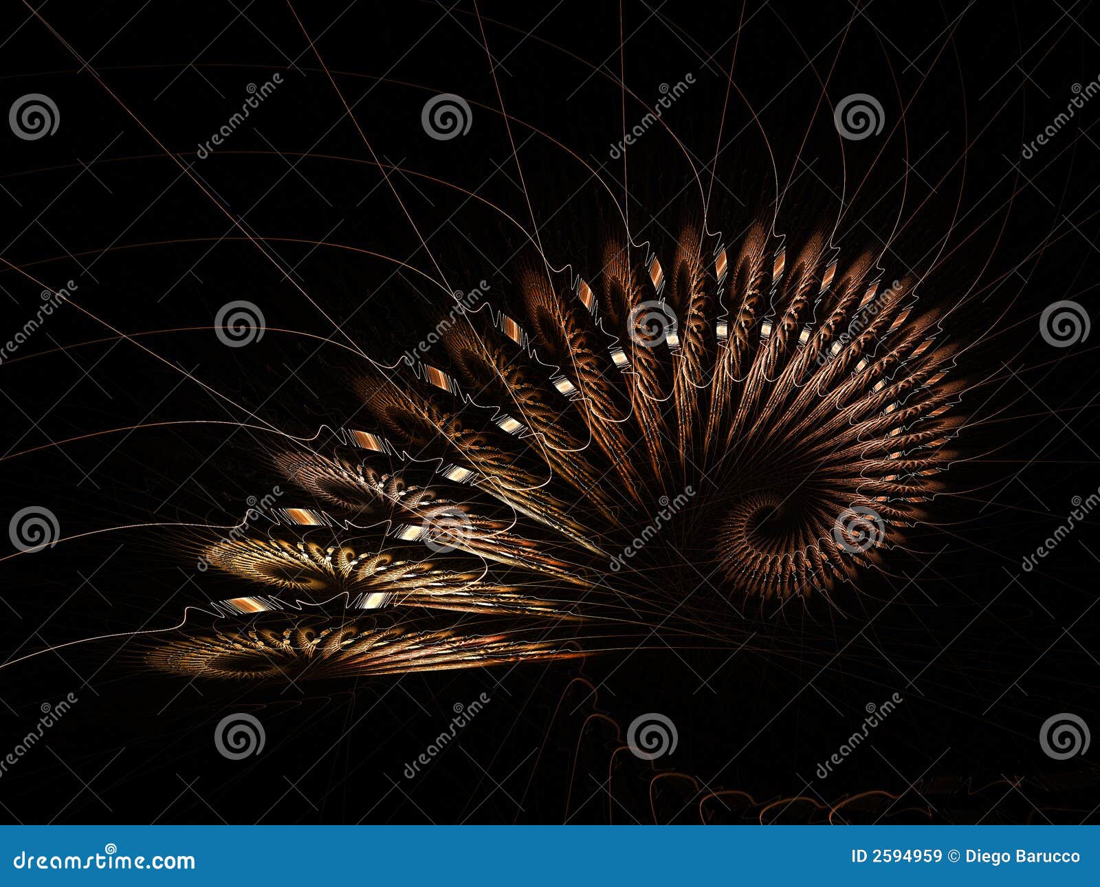 Complex lines decoration stock illustration. Illustration of abstract ...
