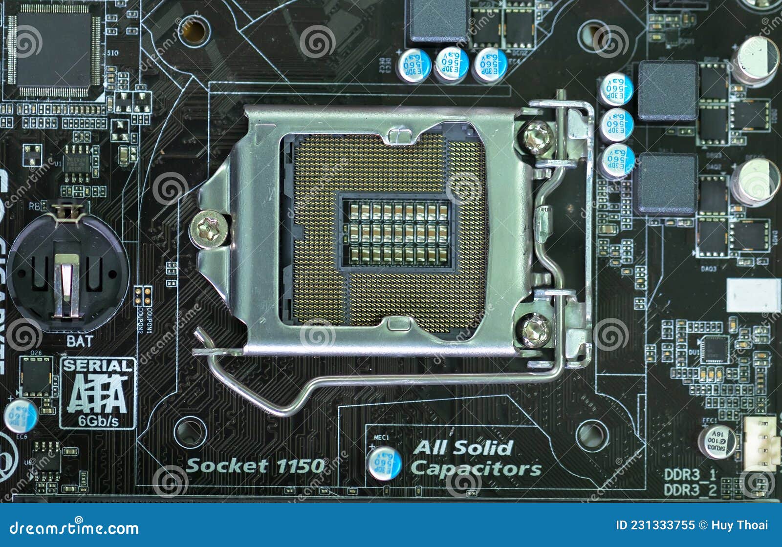Complex Mainboard Electronic Circuits of Computer, Stock Image - Image ...