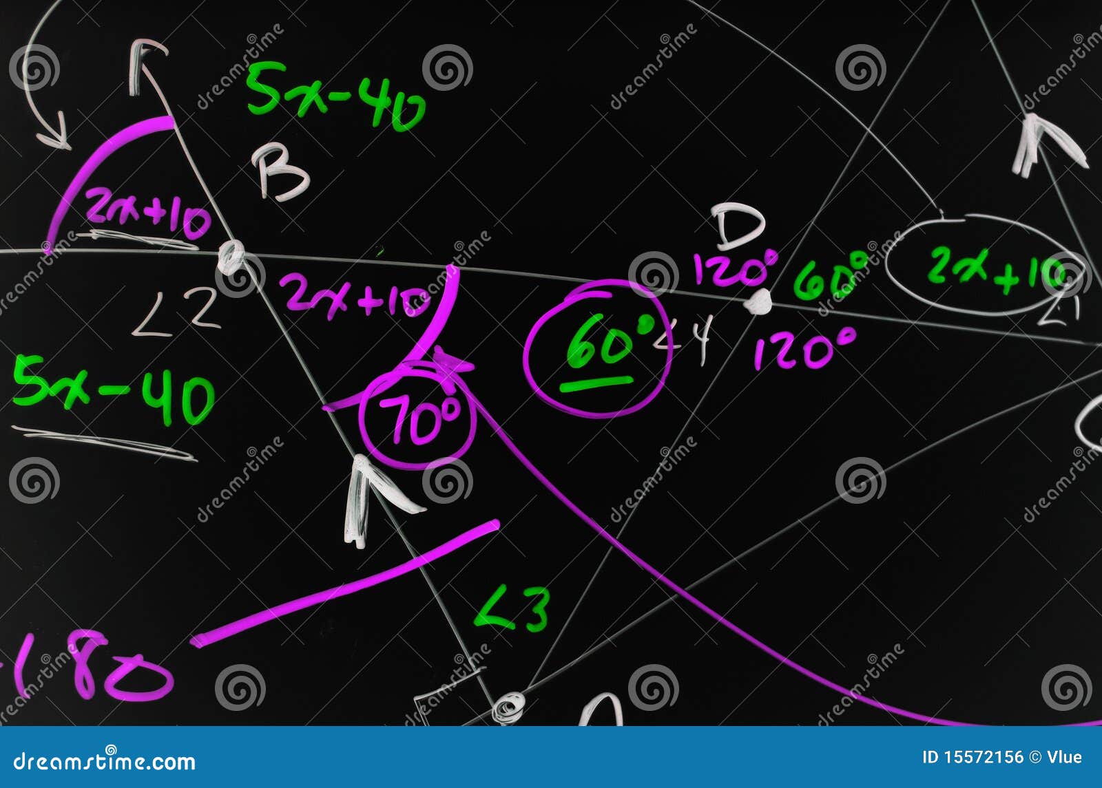 Complex Mathematics Background Stock Photo - Image of calculation ...