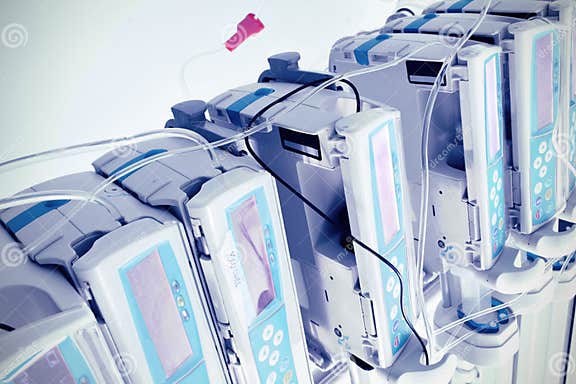 Complex of Medical Equipment Stock Image - Image of closeup, machine ...