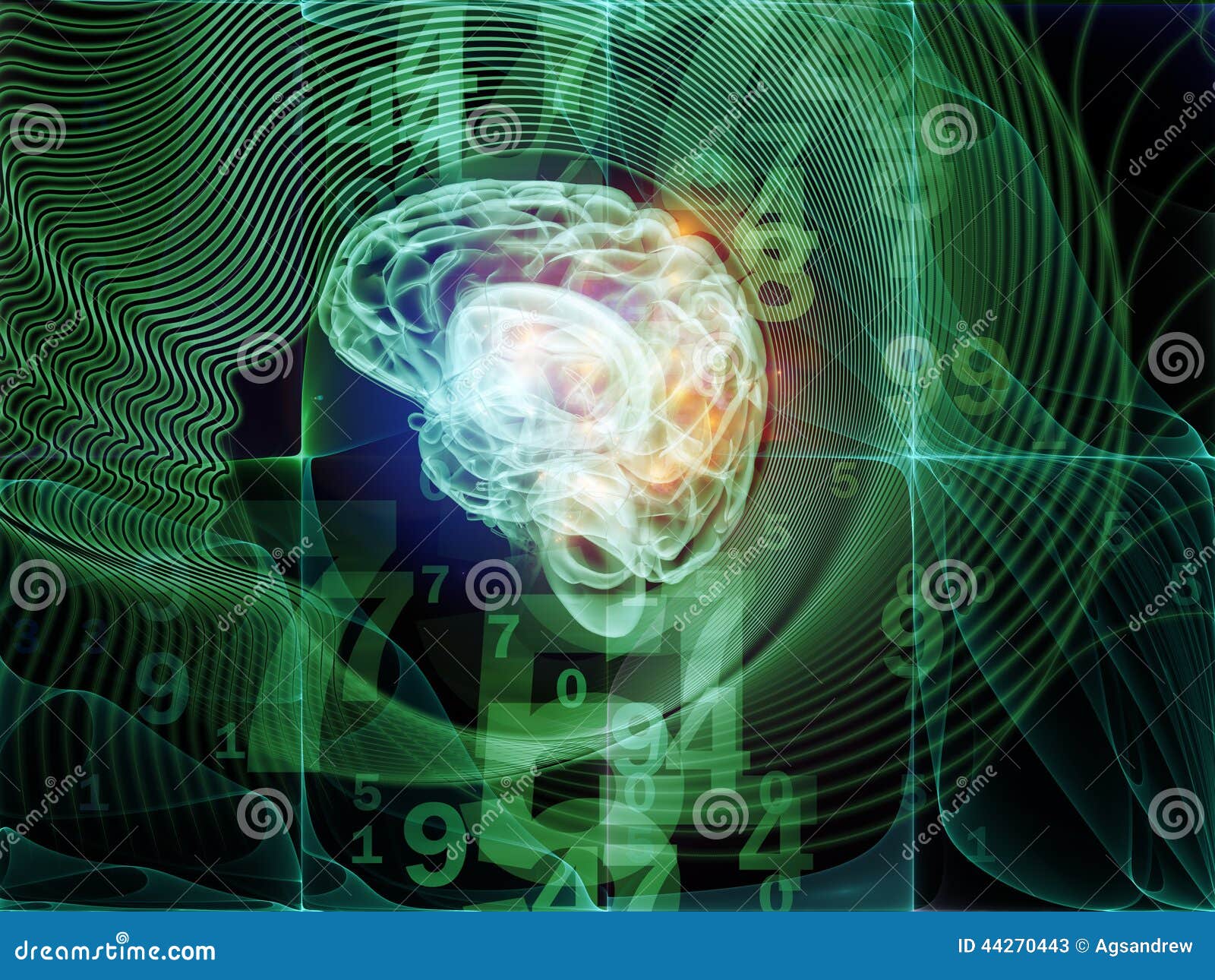 Complex Mind stock illustration. Illustration of math - 44270443
