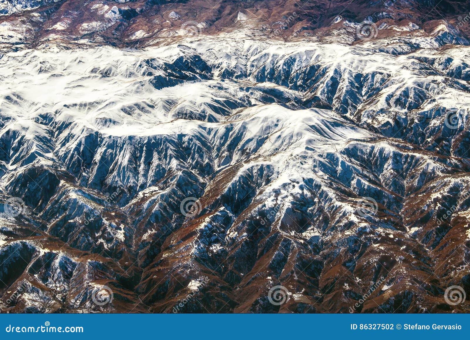 Complex of mountains stock photo. Image of alpine, plane - 86327502