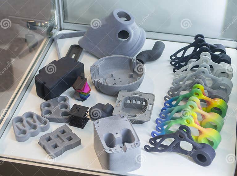 Complex Multi-part Models Printed on a 3D Printer from Polyamide Powder ...