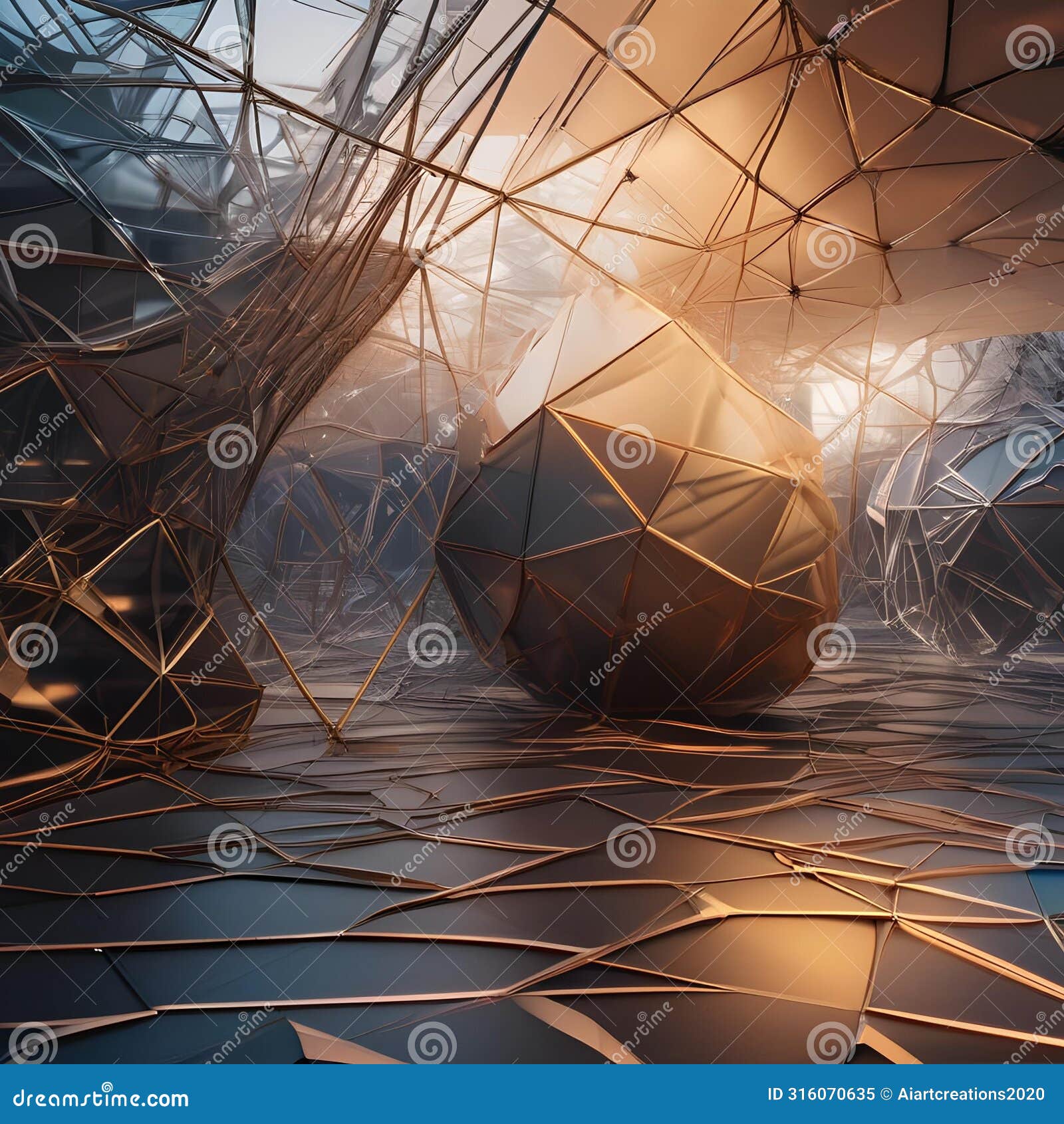 A Complex Network Of Industrial Pipelines Intertwine And Connect ...