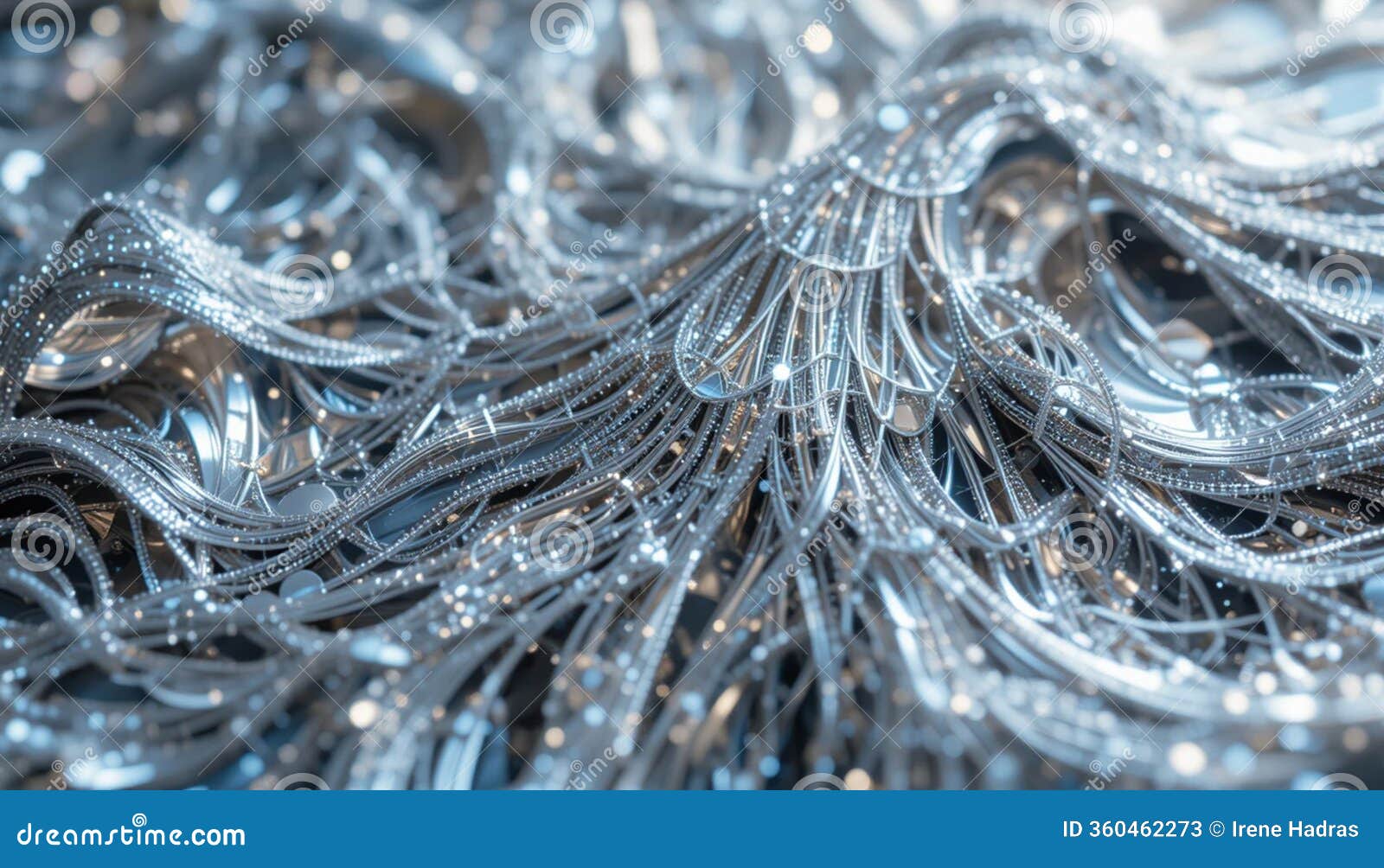 Complex Network Of Intricate Circuit Lines, Components. Abstract Tech ...