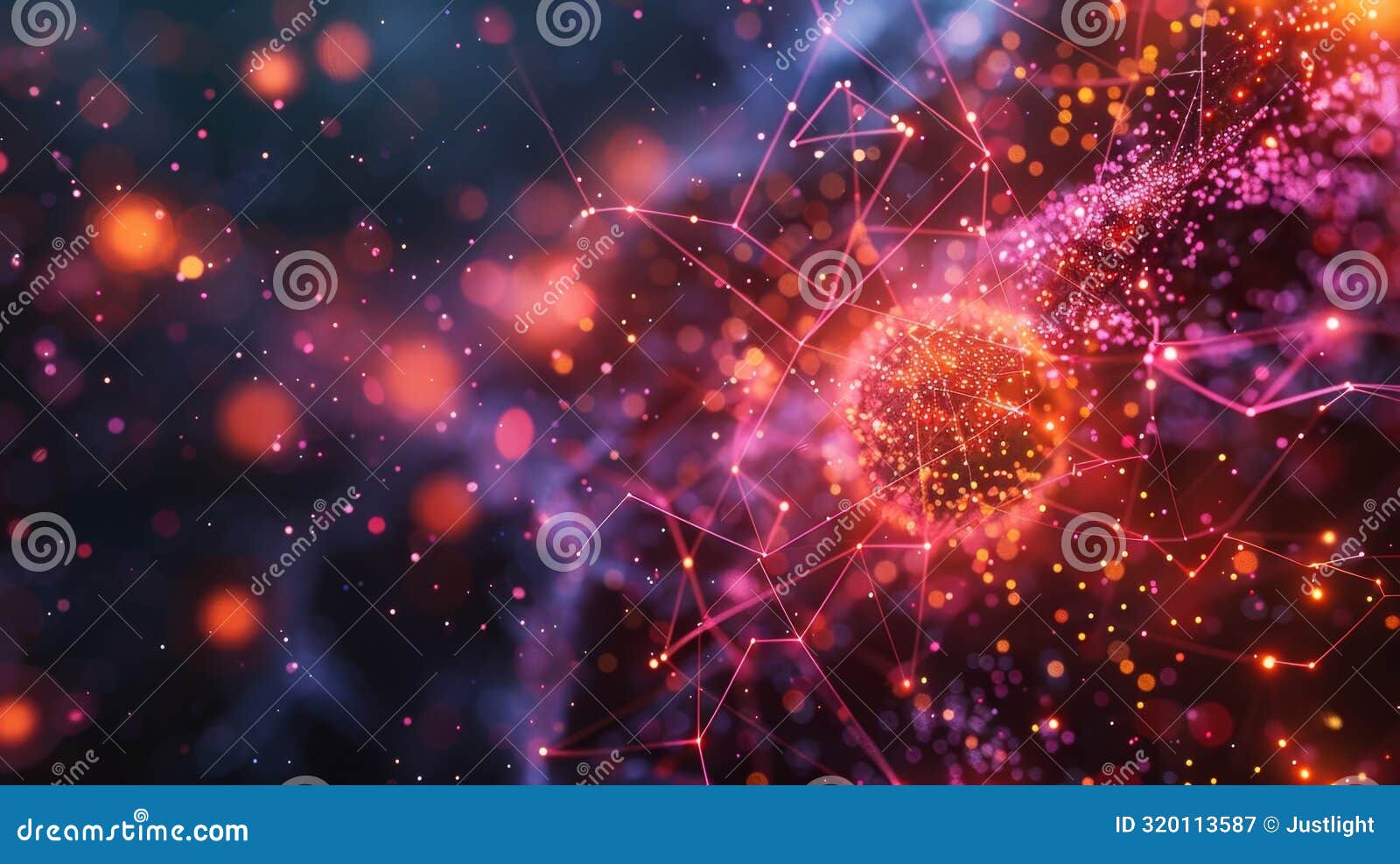 A Complex Network of Pulsing Quantum Particles Depicting the Intricate ...