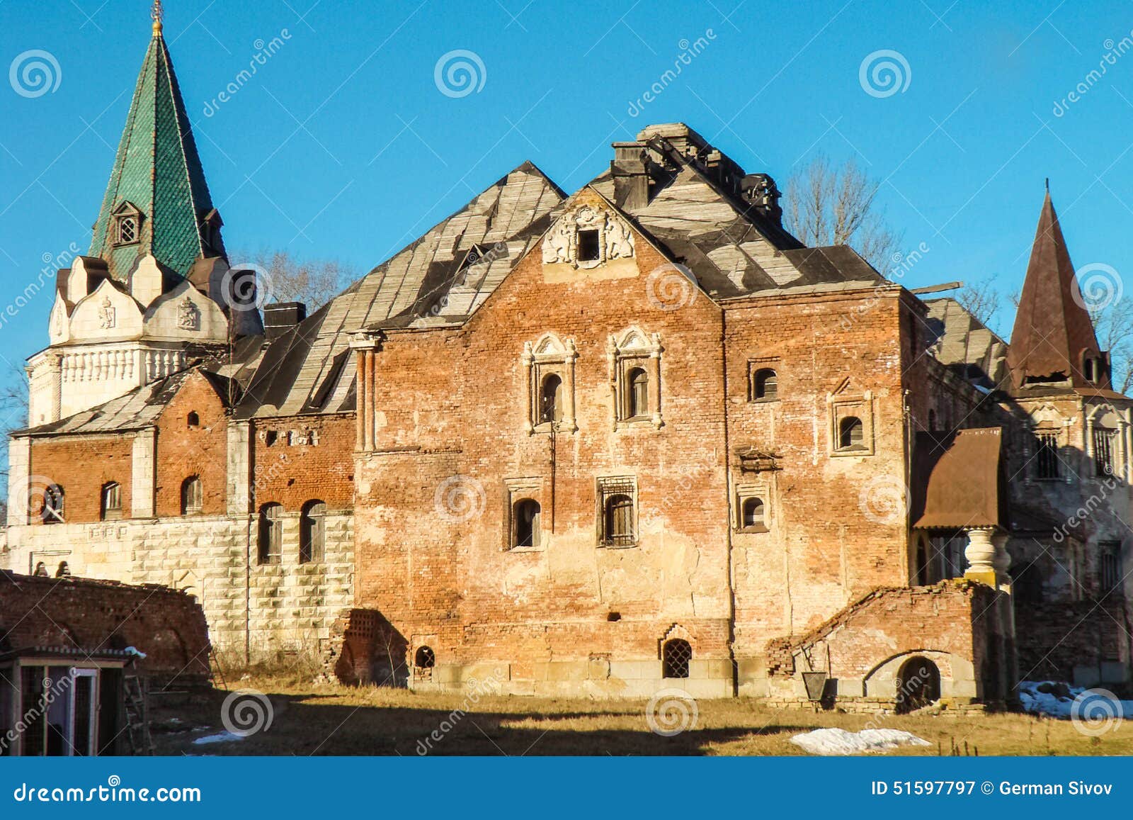 Complex of old buildings stock image. Image of traditional - 51597797