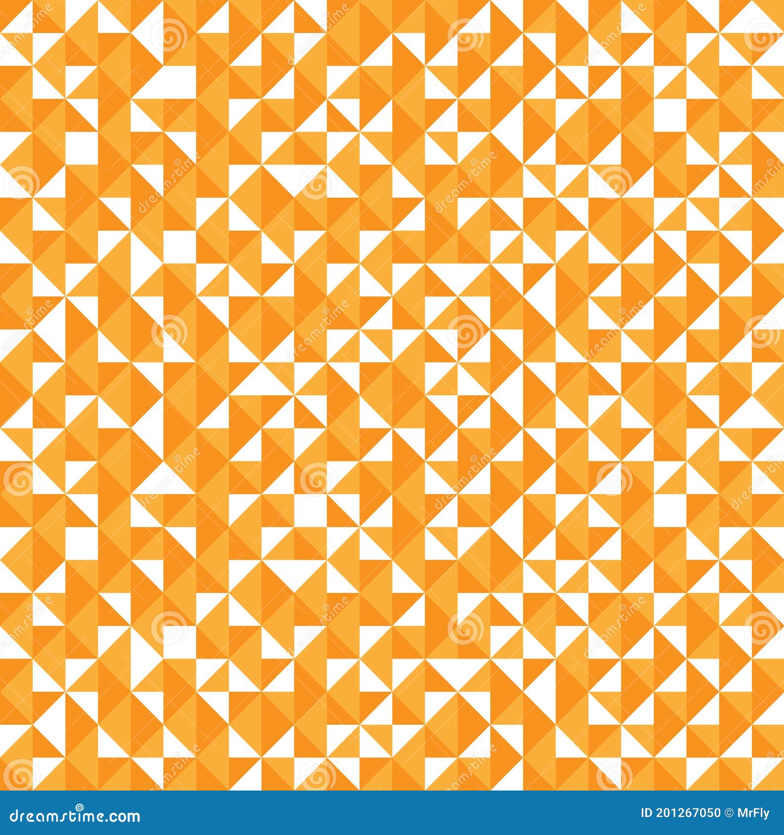 Complex Orange Triangle Pattern, Vector Illustration Stock Vector ...