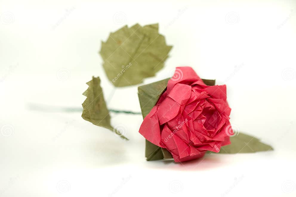 Complex origami rose 2 stock photo. Image of asian, love - 999664