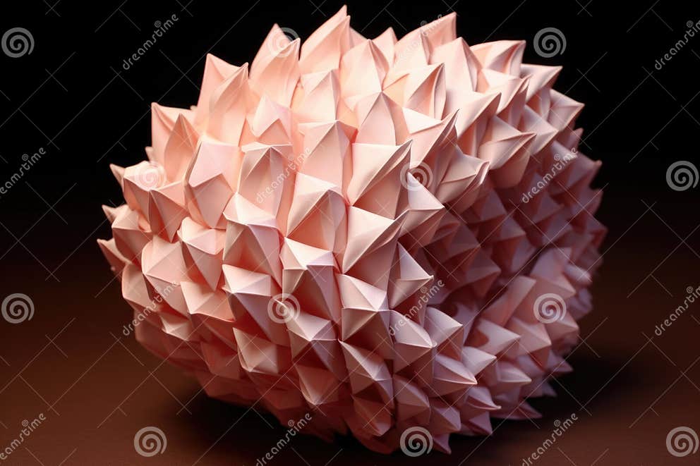 Complex Origami Tessellation Patterns and Structures Stock Illustration ...