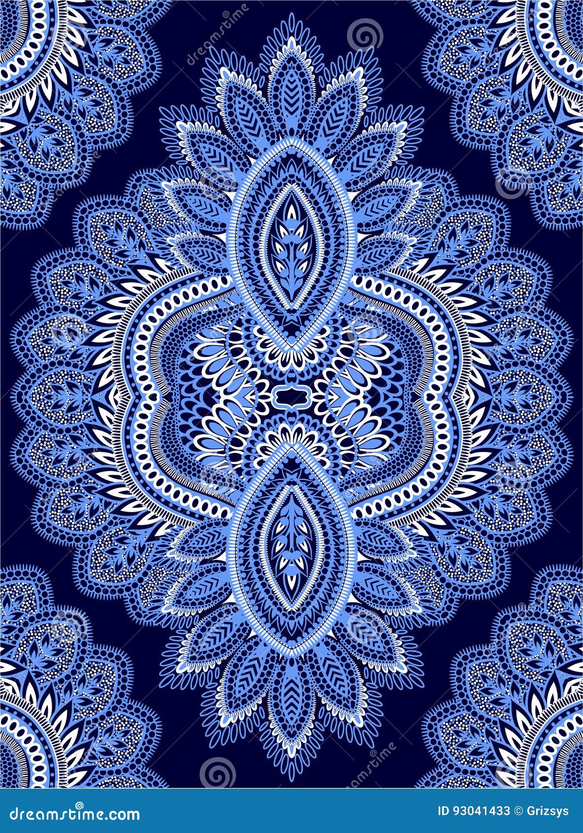 Persian Complex Seamless Pattern Vector Illustration | CartoonDealer ...